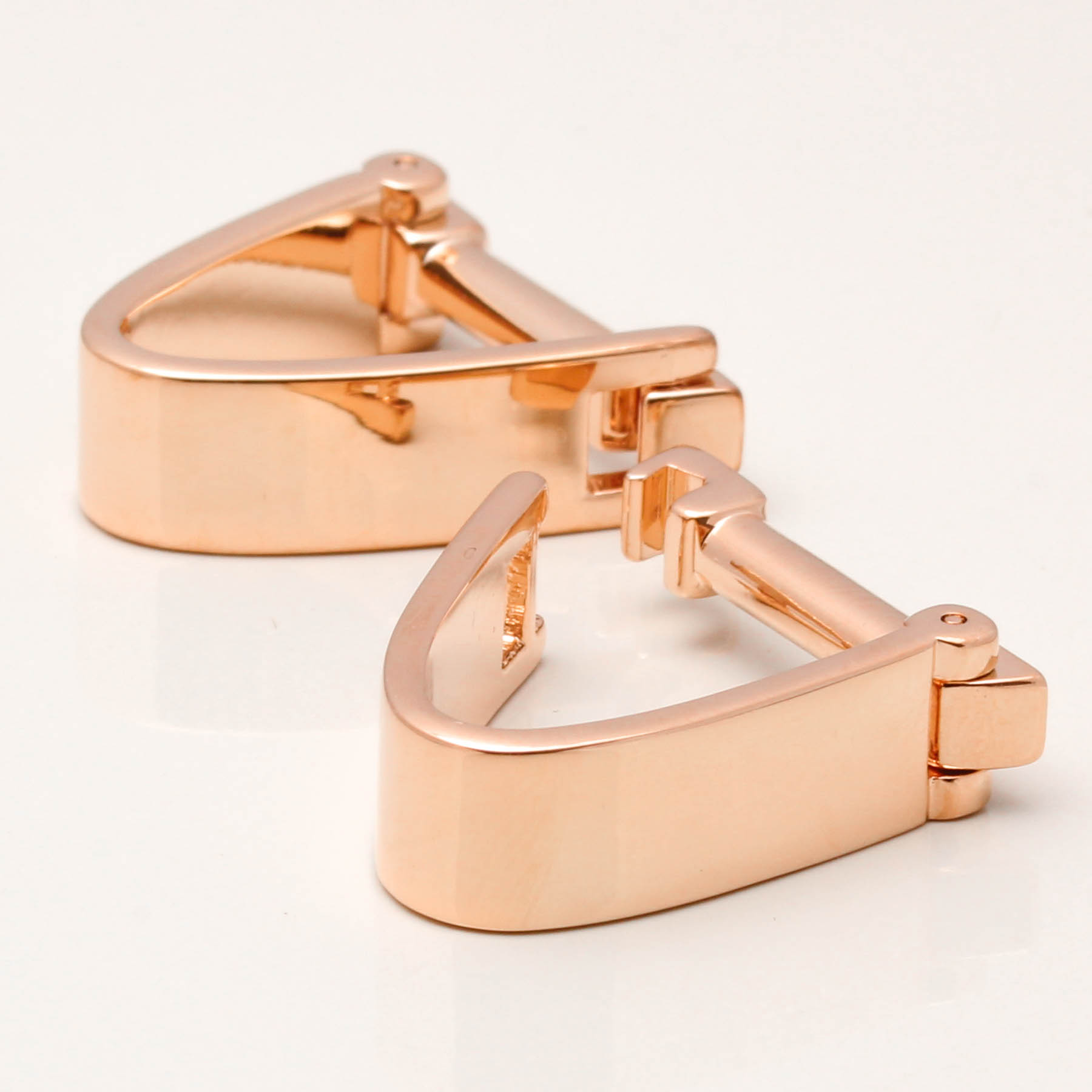 Rose Gold Cufflinks by Badger & Brown. Handcrafted DesignsBadger and ...