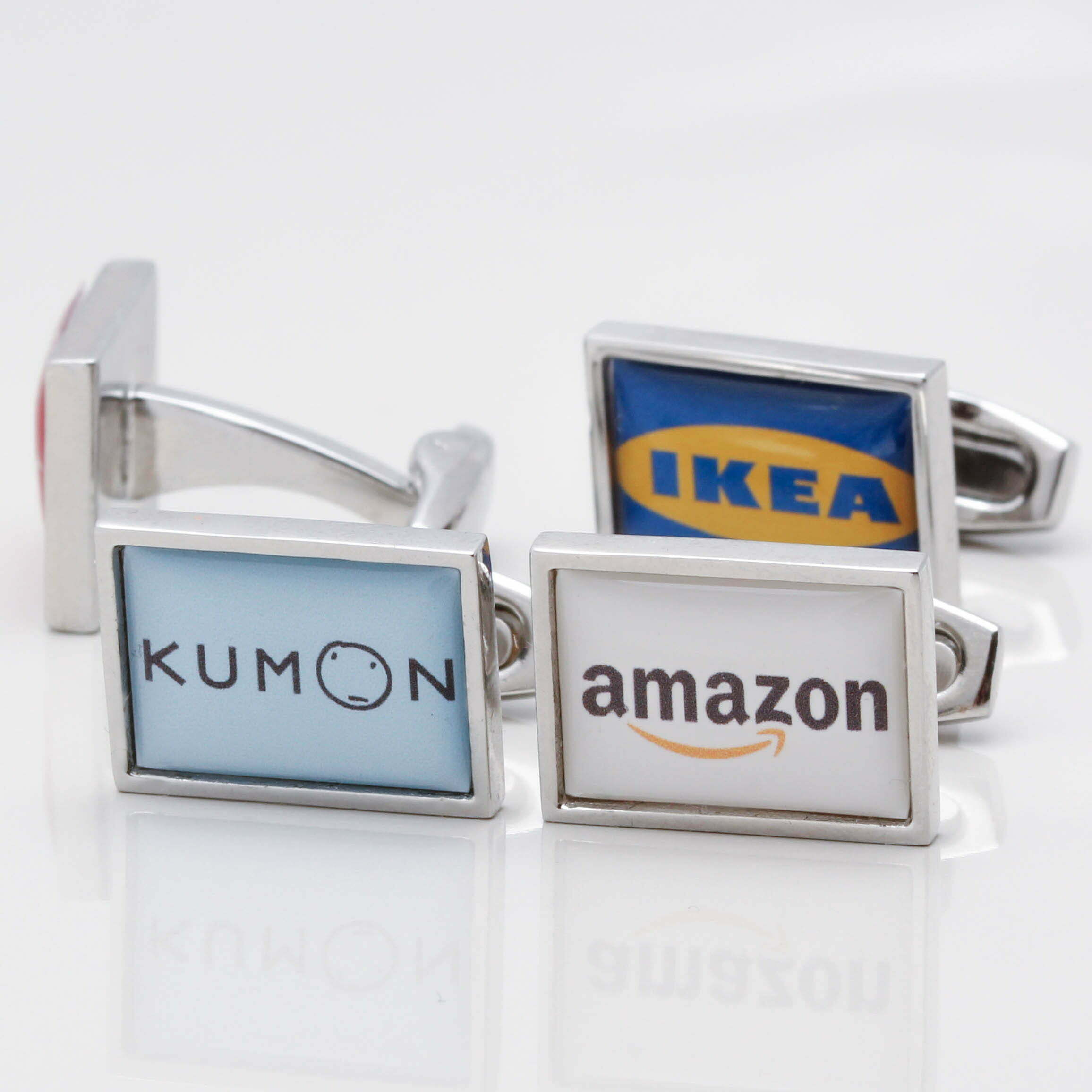 Rectangular Logo Cufflinks by Badger & Brown. The Cufflink ...