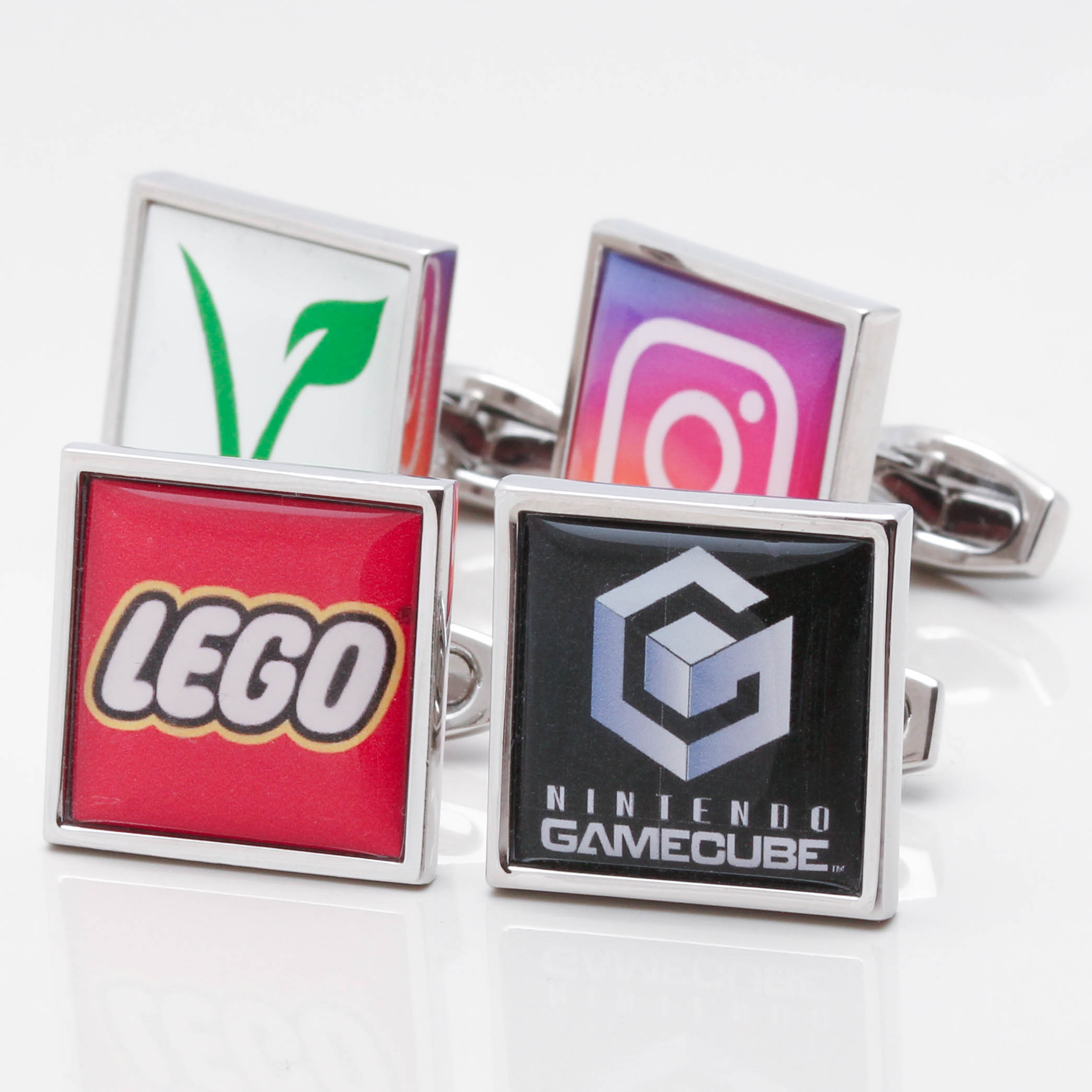 Square Logo Cufflinks by Badger & Brown. The Cufflink SpecialistsBadger ...
