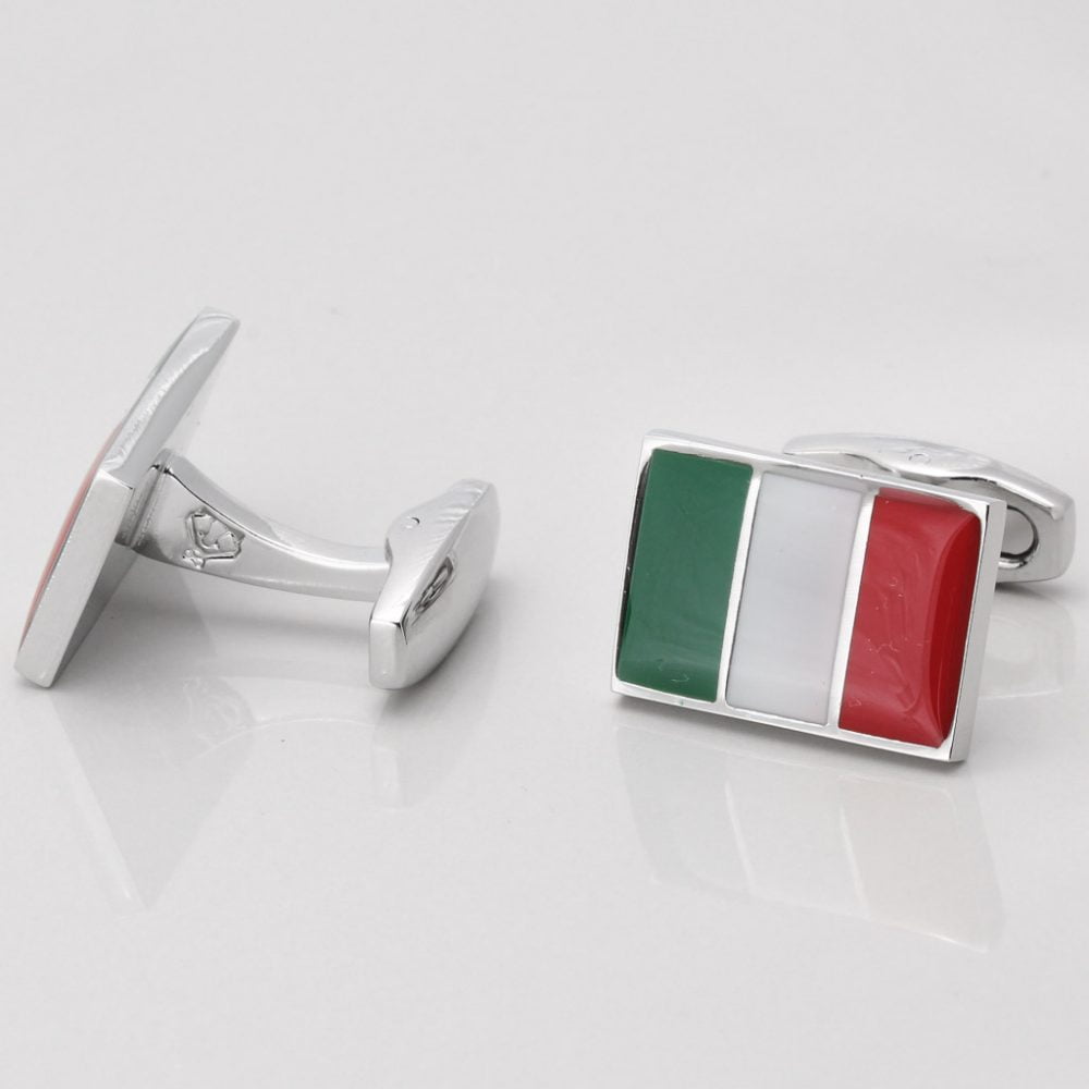 Italian Flag Cufflinks by Badger & Brown. The Cufflink ...
