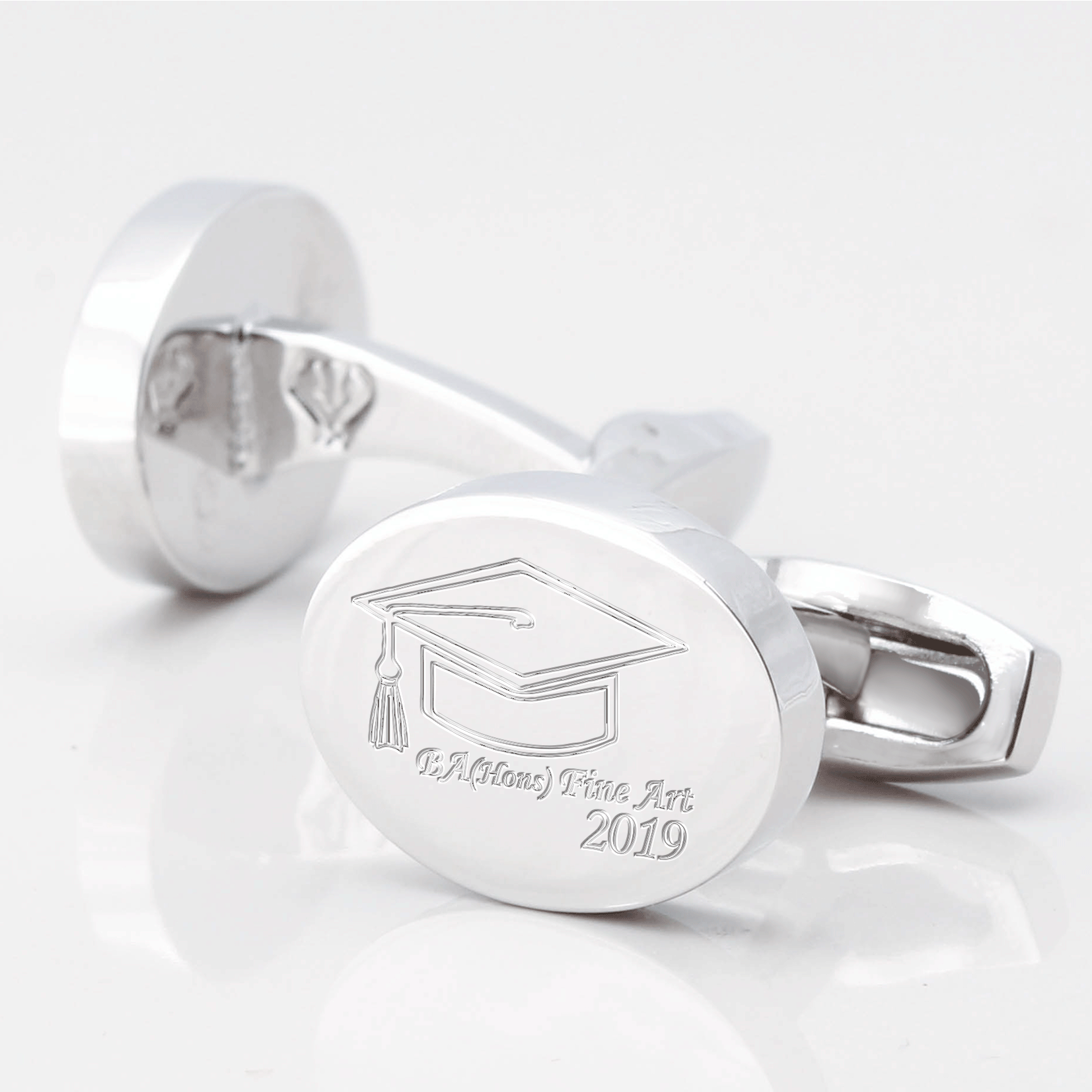 Engraved Graduation Cufflinks by Badger & Brown | The Cufflink ...