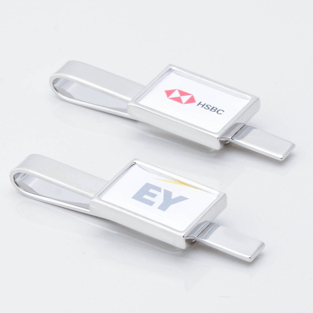 Rectangular Logo Tie Slide by Badger & Brown. Tie Slide ...