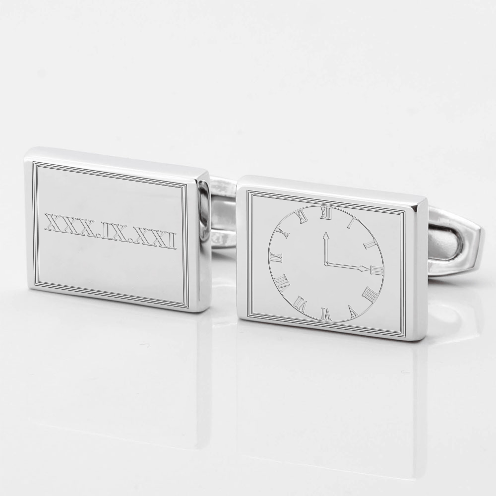 Clock Cufflinks by Badger & Brown. Handcrafted and Personalised.Badger ...