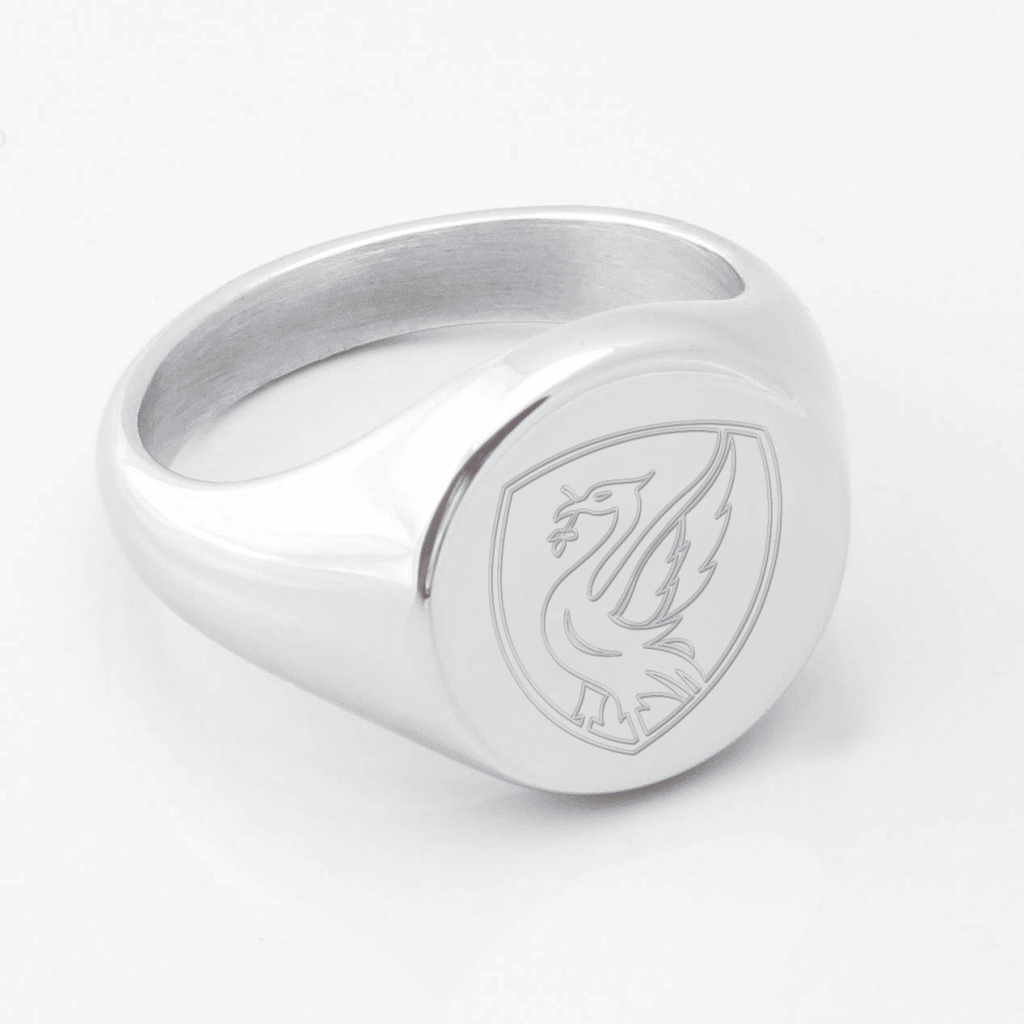 Liverpool Football Engraved Signet Ring By Badger & BrownBadger and ...