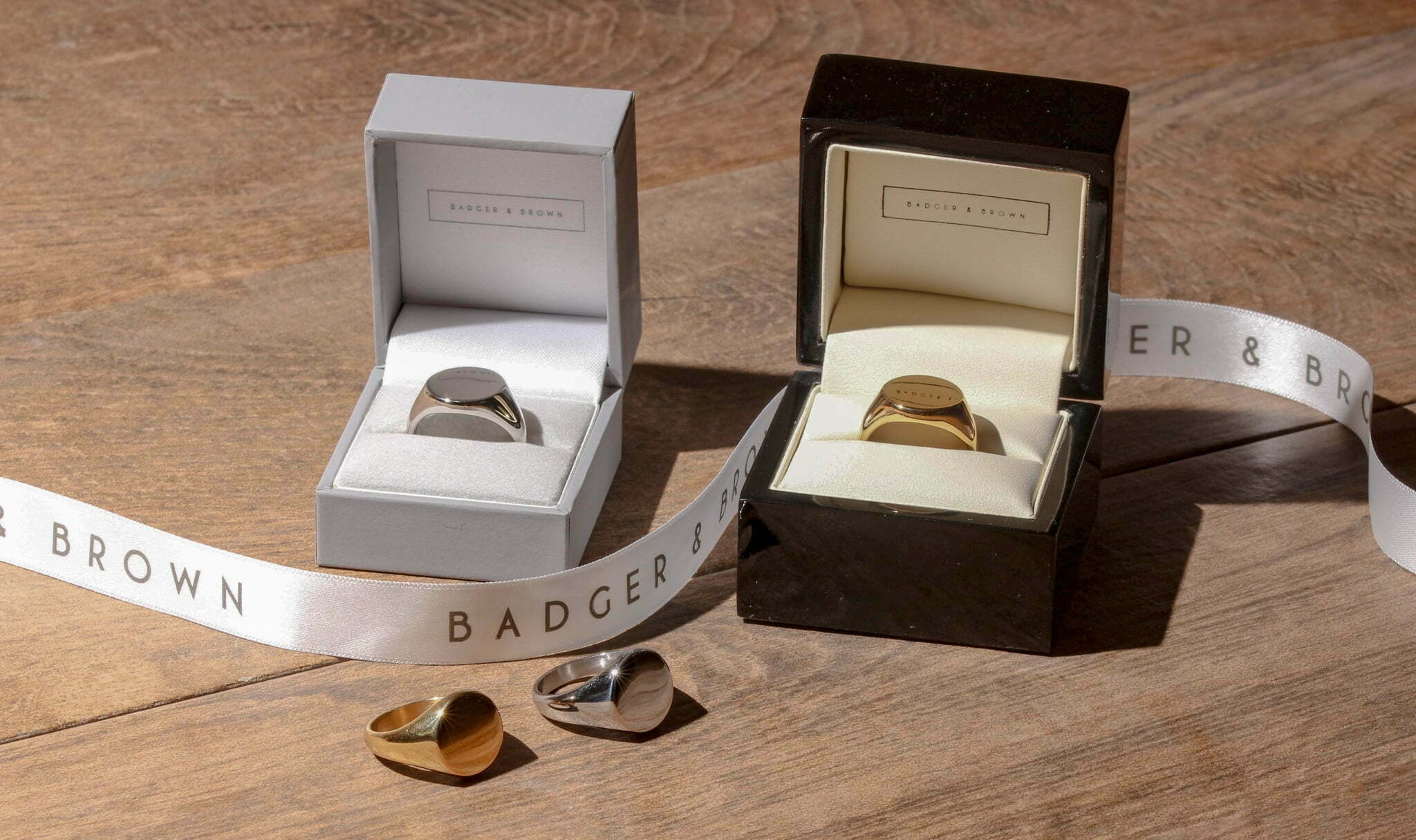 Signet Rings - Badger and Brown - Cufflink Specialists