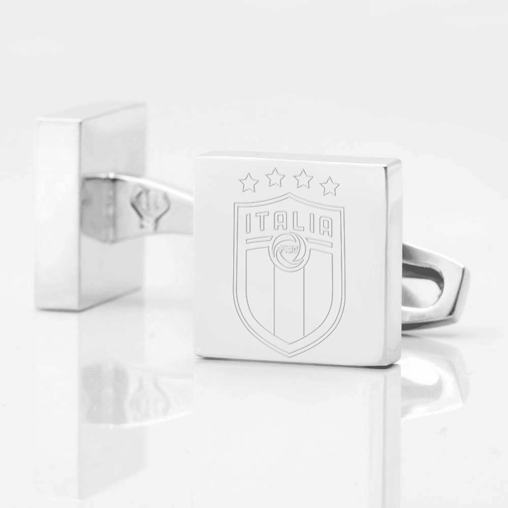 Italy Football Engraved Cufflinks by Badger & Brown.Badger and Brown ...